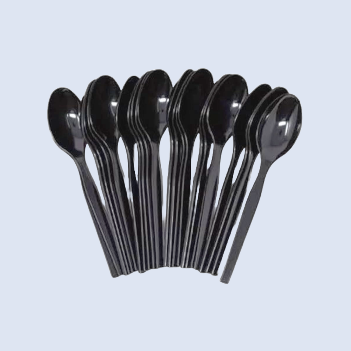 Black Spoons 50Pc in Cultery & Tissues | The Elite - Multipurpose ...